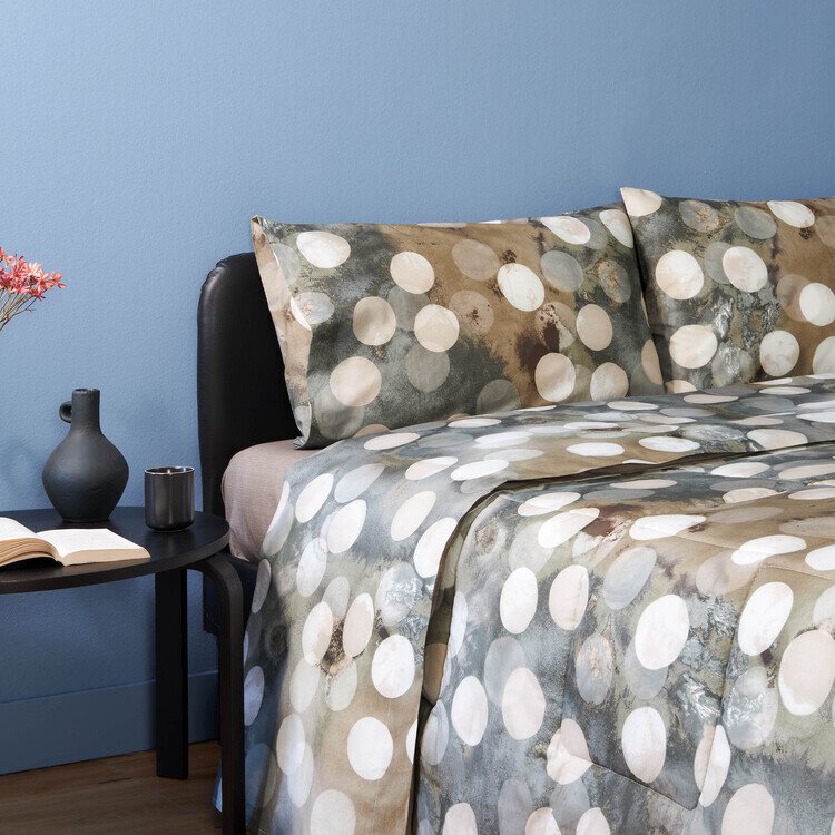 COMPLETO LETTO CIRCLE TIME BEIGECOMPLETO LETTO COPRILETTO | Zucchi Sito Ufficiale