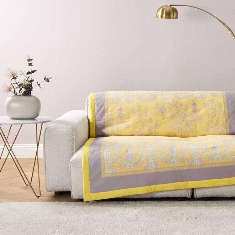 PLAID INDIAN ROSES LIMONE